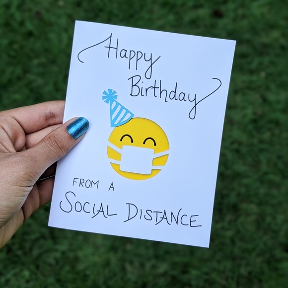 Triya Designs | Party Supplies | Happy Birthday From A Social Distance ...
